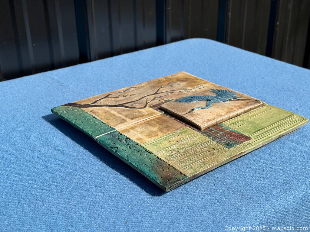 Signed Surette Studio Ceramic Wall Tile 2007 | Maxsold
