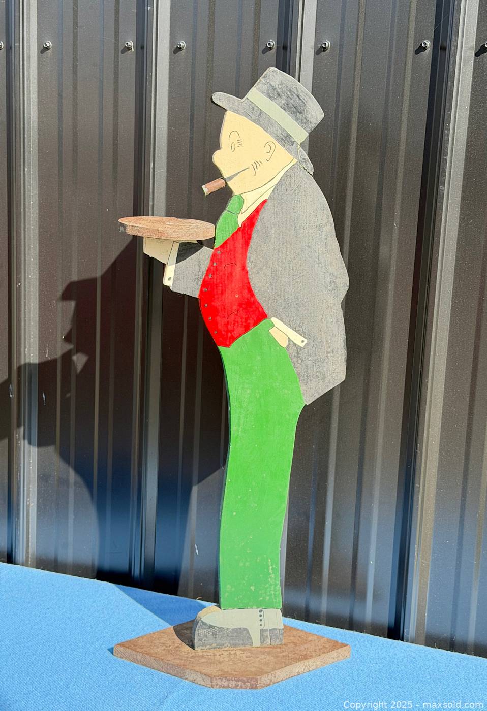 Vintage wood butler smoking stand | Maxsold