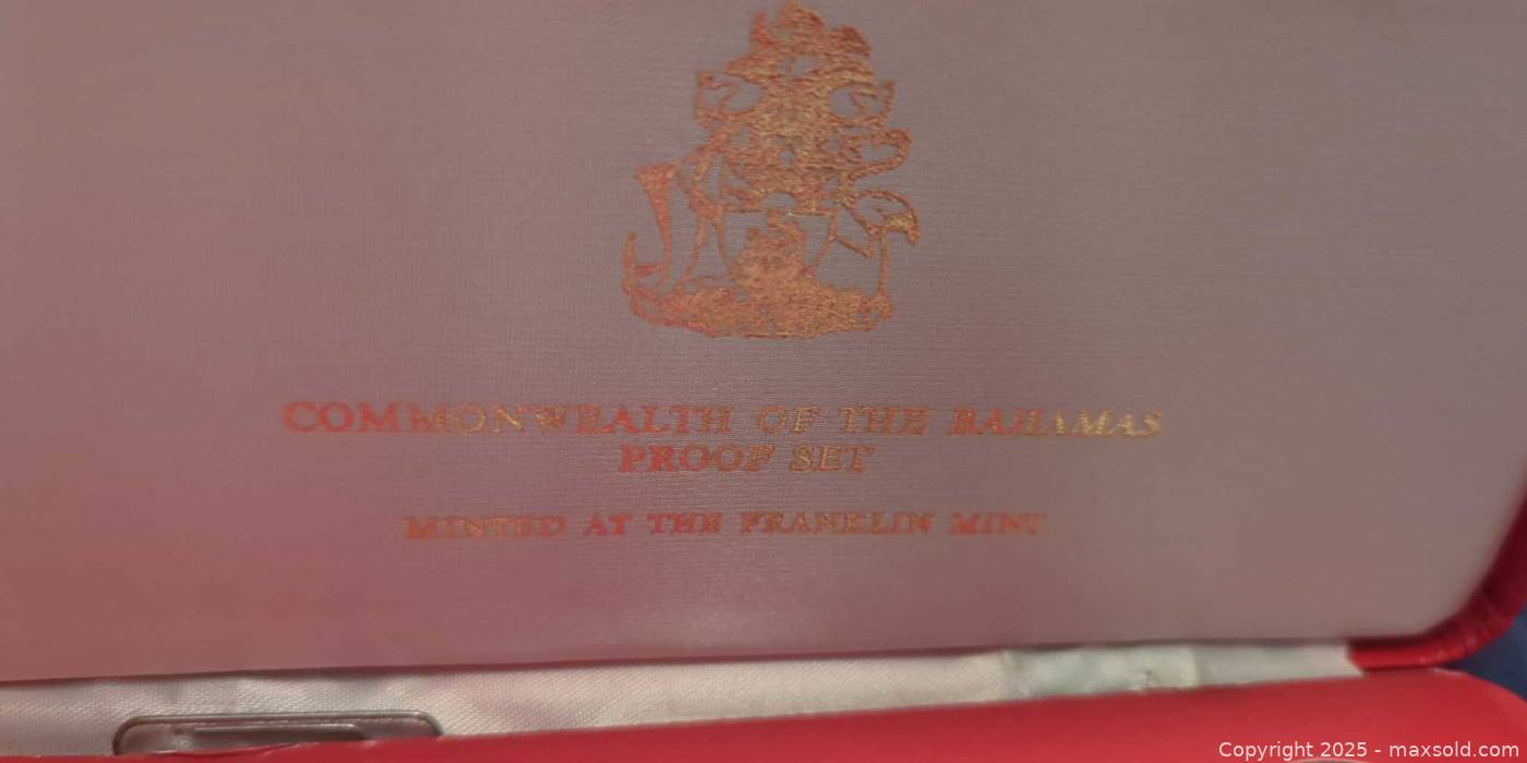 1981 Bahamas 9-Coin Proof Set in Case | Maxsold