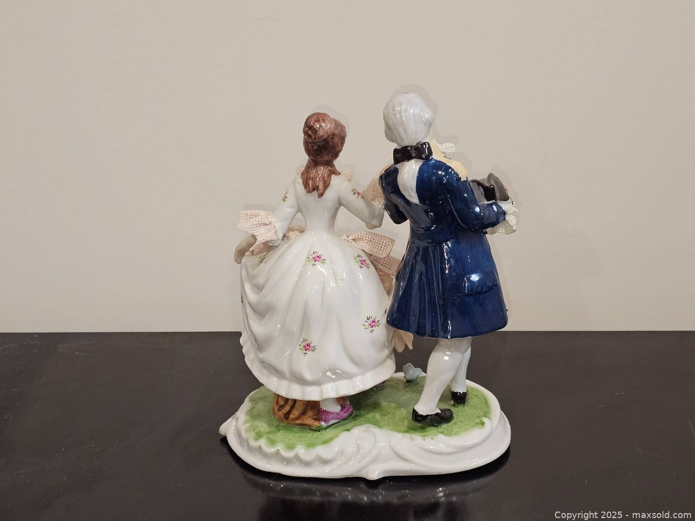 9.5" hand-painted porcelain lace figurine | Maxsold