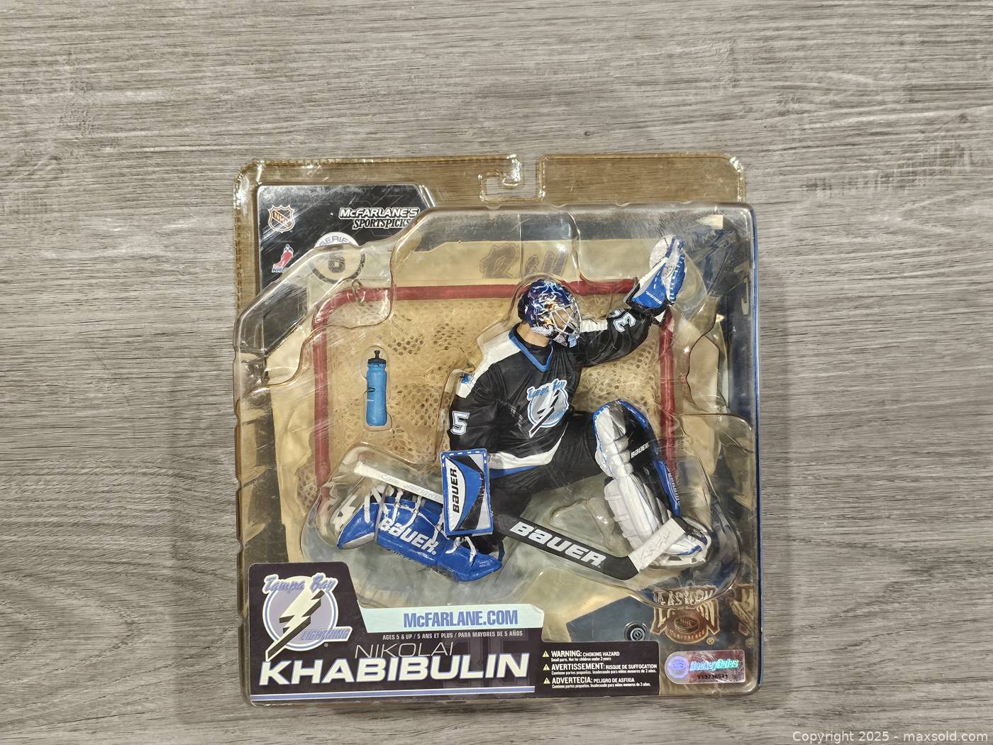 McFarlane Nikolai Khabibulin action figure, sealed | Maxsold
