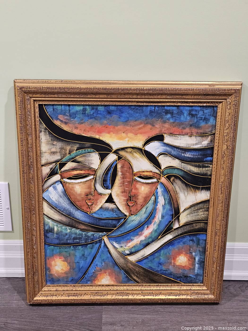 Lisa Adams signed original painting 2007 | Maxsold