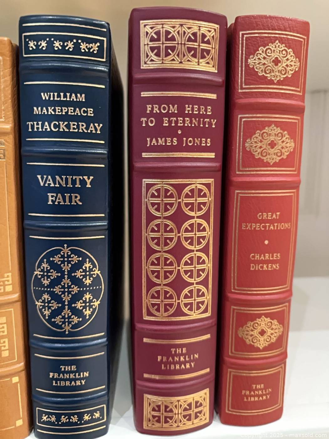 9 Leather Bound Franklin Library Books | Maxsold
