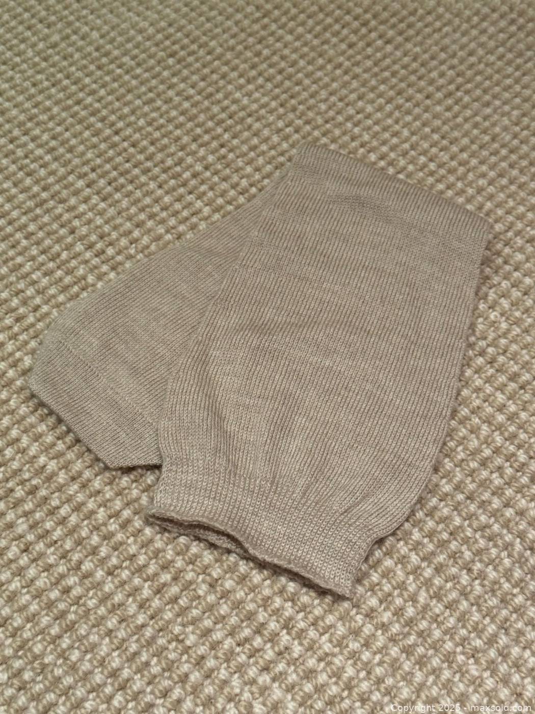 Linen Scarf, Wool Sleeping Mask, Socks, Pouch | Maxsold