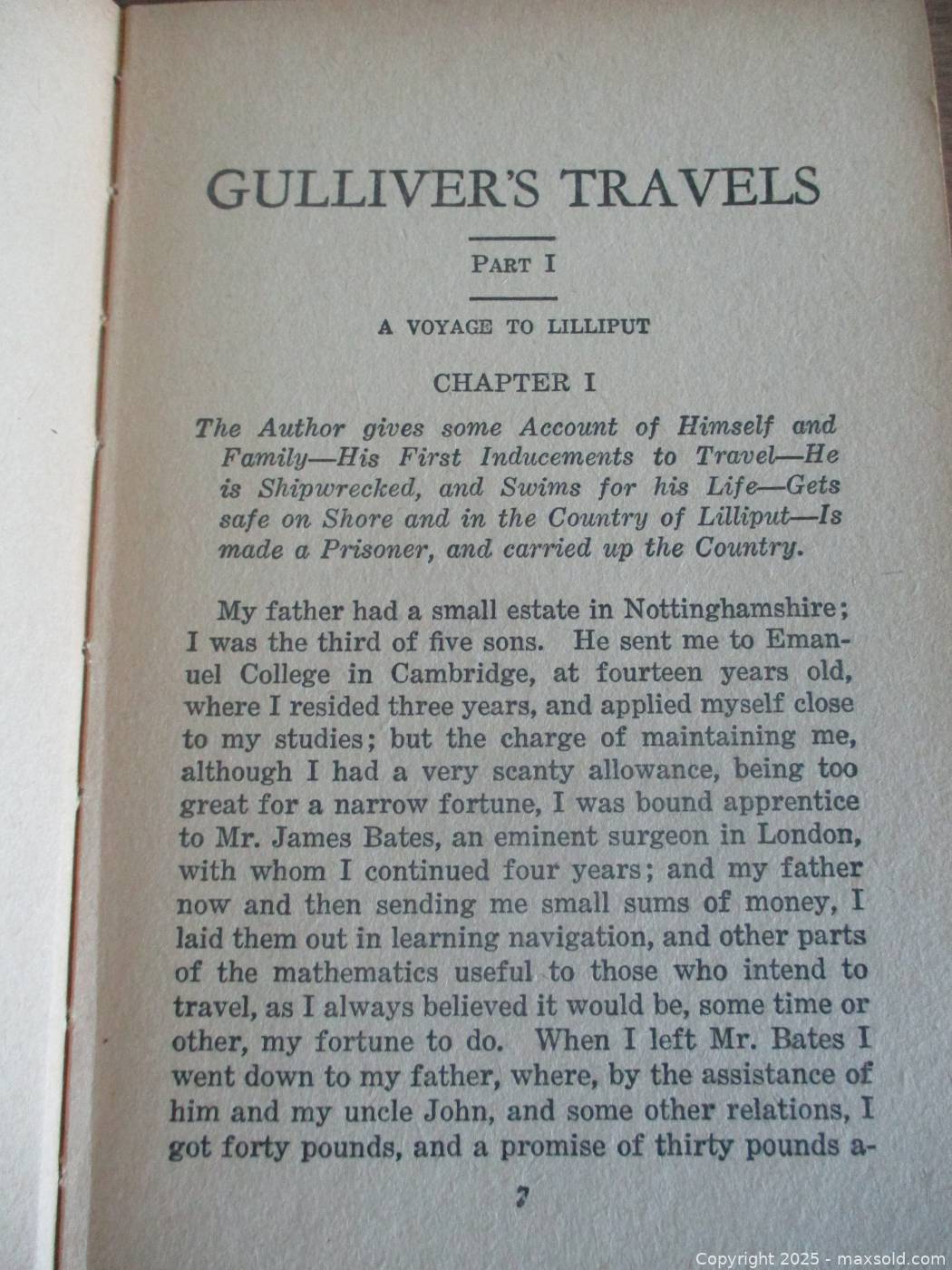 Gulliver's Travels hardcover book | Maxsold