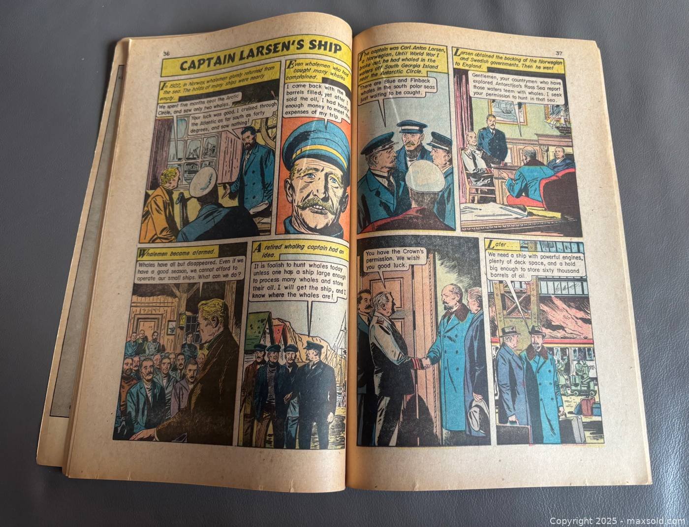 1960 Classics Illustrated World Around Us #28 "The Illustrated Story of ...