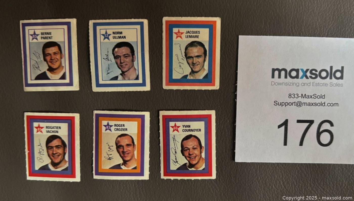 1971-72 Eddie Sargent NHL Stickers, 82 | Maxsold
