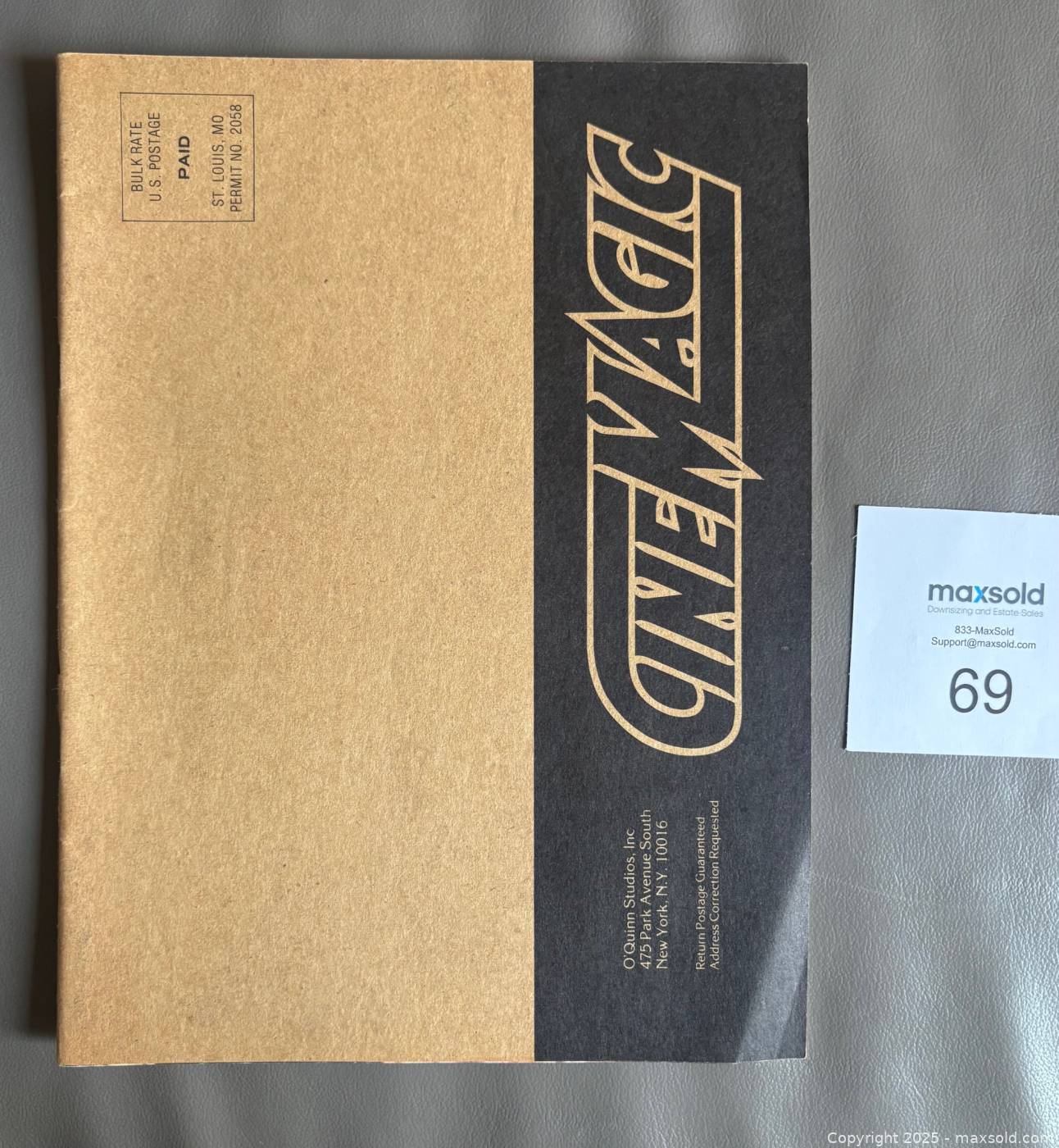 1979 Starlog Cinemagic magazine issue 1 with original mailing cover ...