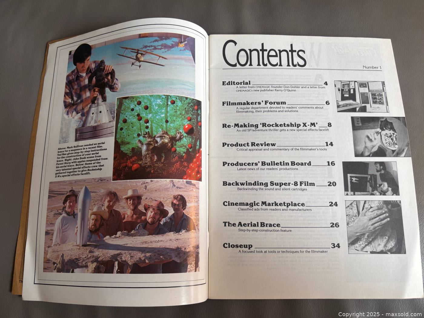 1979 Starlog Cinemagic magazine issue 1 with original mailing cover ...