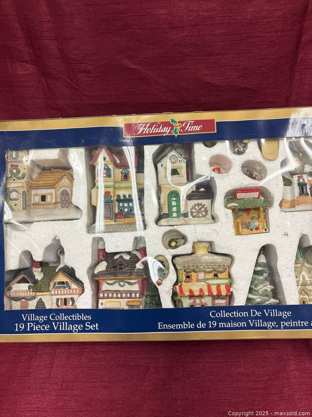 Holiday Time 19-Piece Christmas Village Set | Maxsold