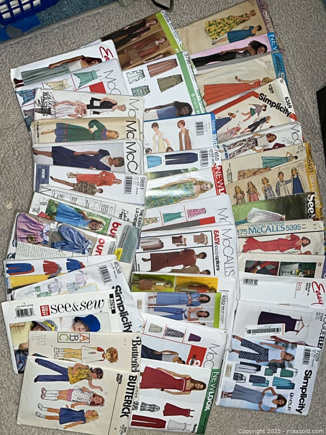 Vintage Sewing Patterns Assortment | Maxsold