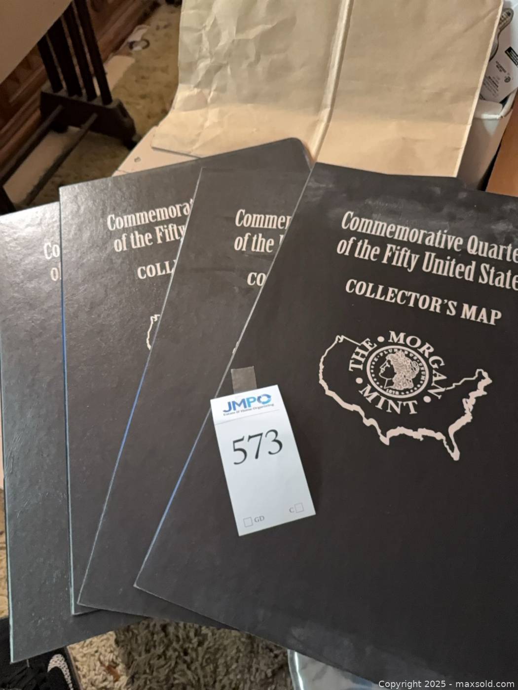 4 US State Quarter Collector Maps | Maxsold