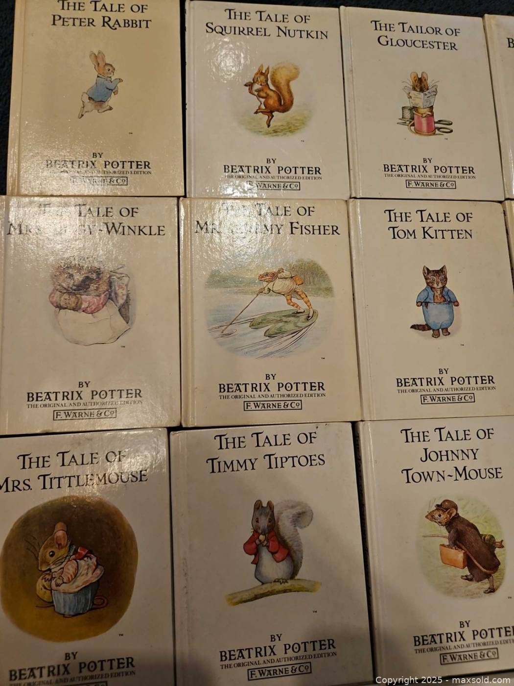 23 Beatrix Potter Frederick Warne hardcover books | Maxsold