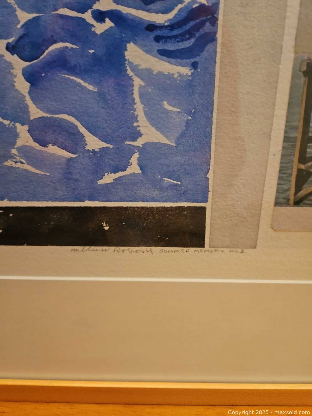 William Griffith Roberts mixed media Summer Memory #2 1996 | Maxsold