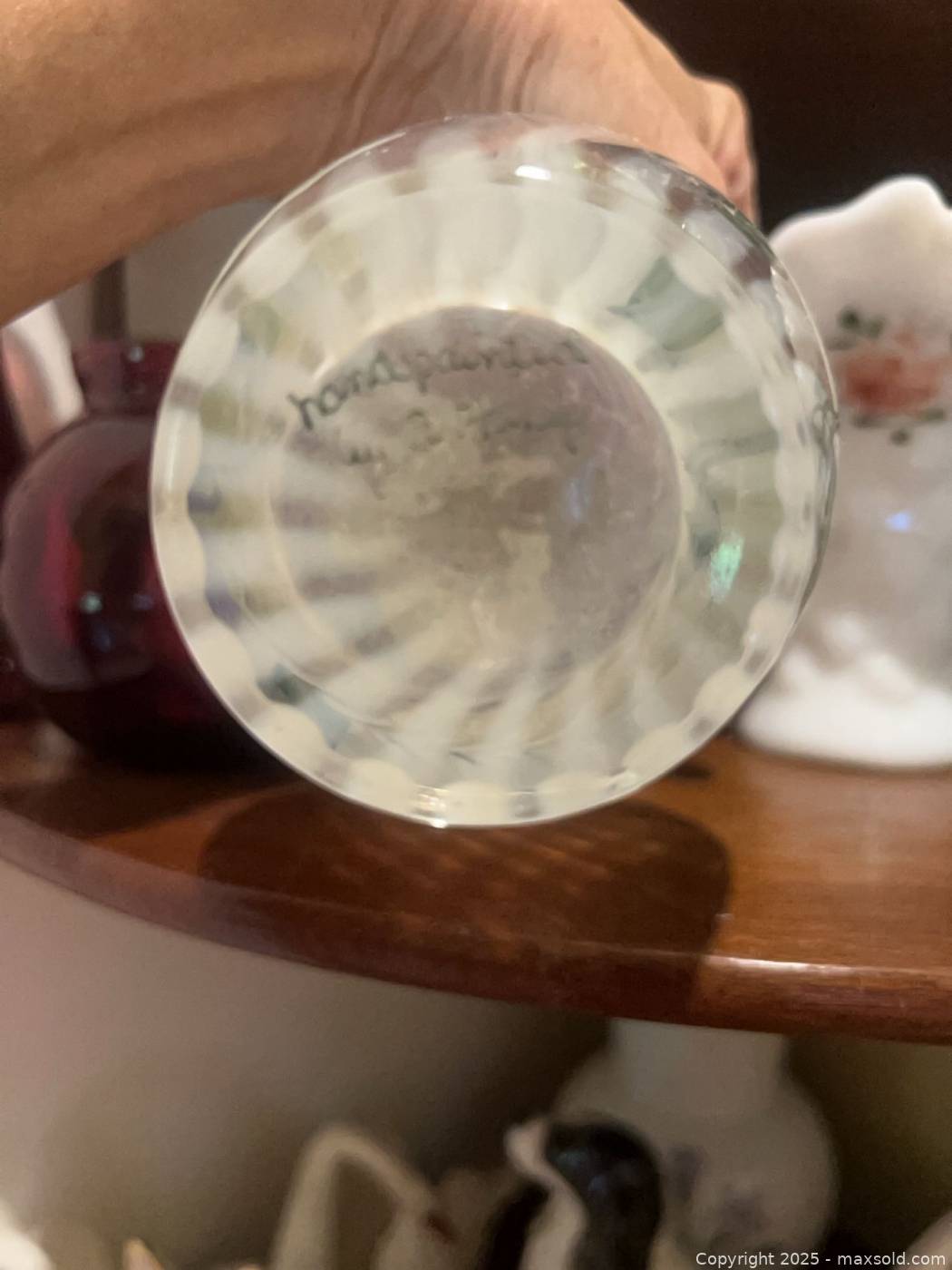 Decorative glass vases, 8 pieces | Maxsold