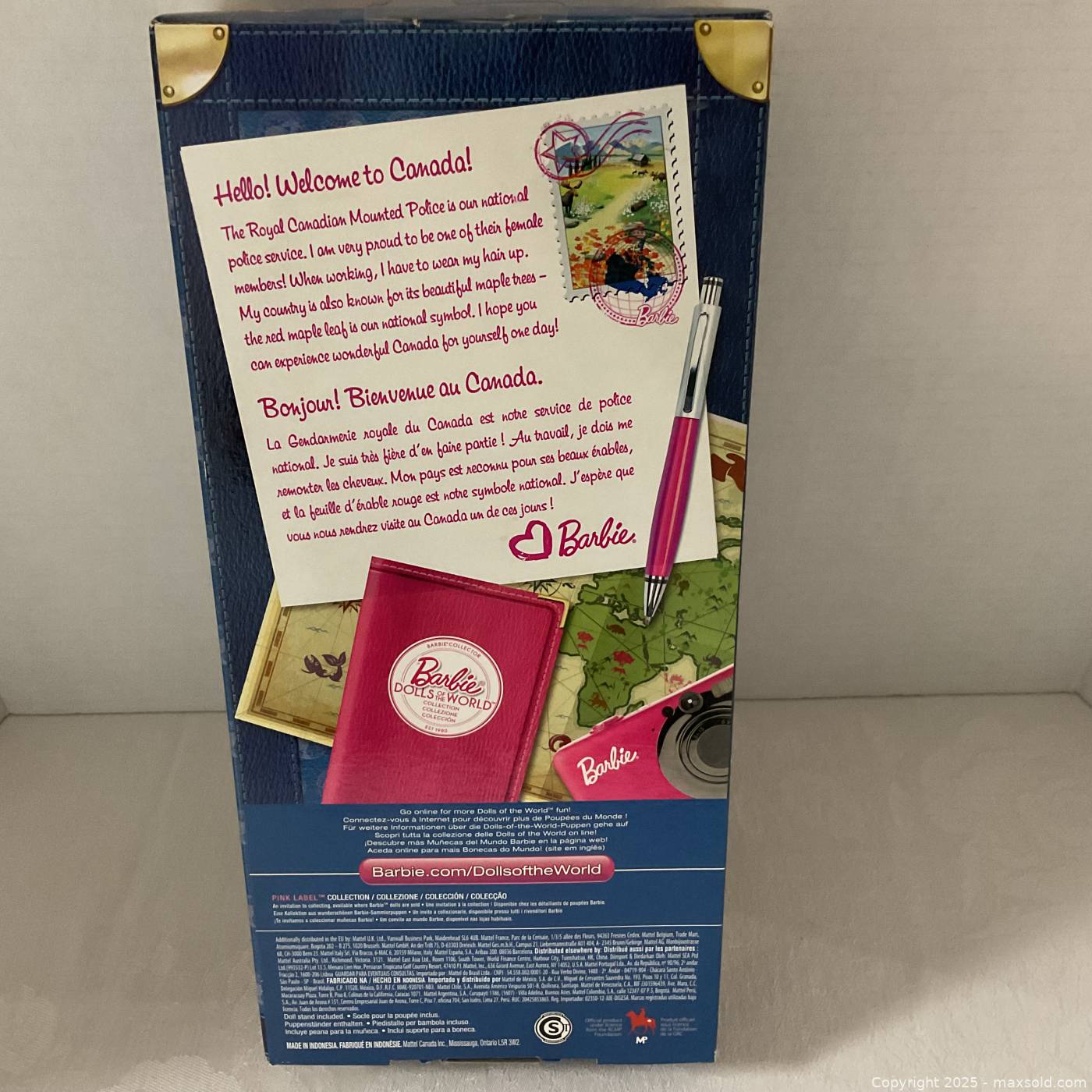 Mountie Barbie limited collector edition doll | Maxsold