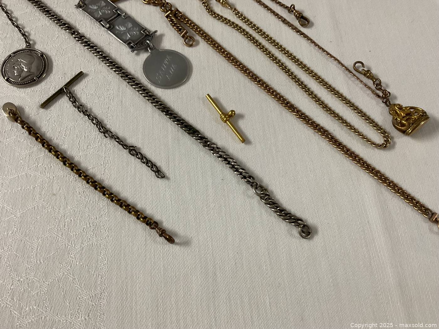 Pocket watch chains, fobs and parts | Maxsold