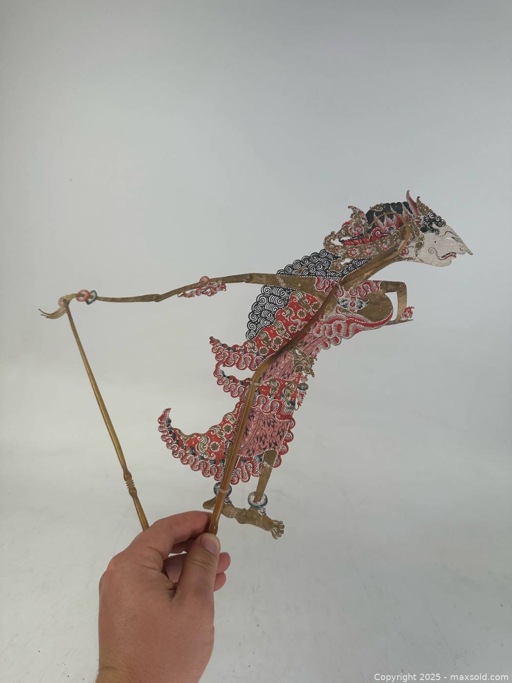 Antique Balinese shadow puppet | Maxsold