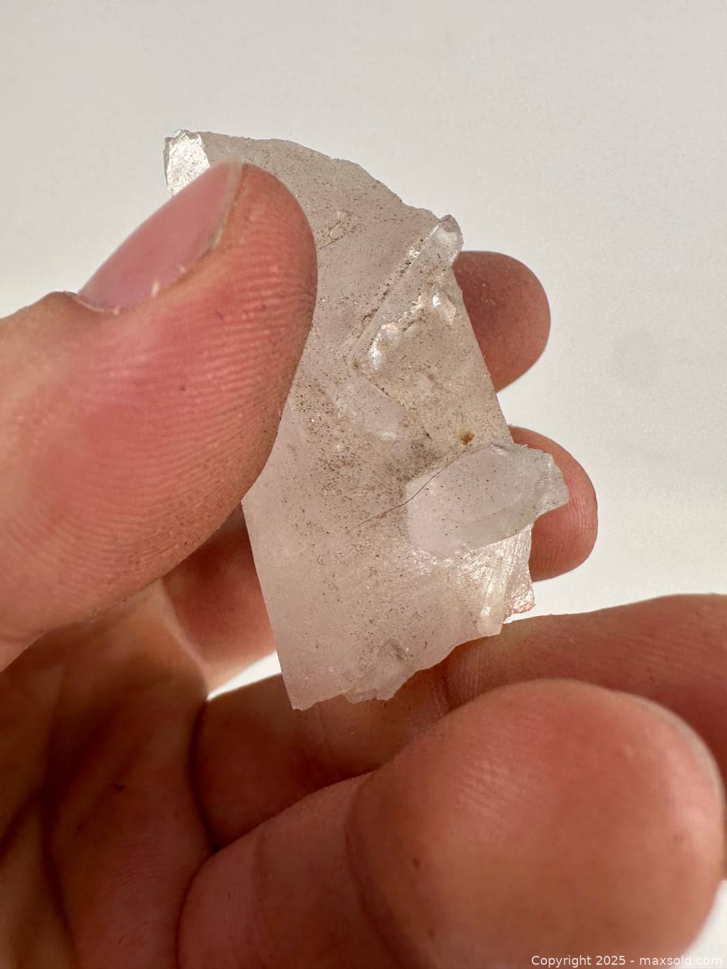 Pair of natural quartz crystal points | Maxsold