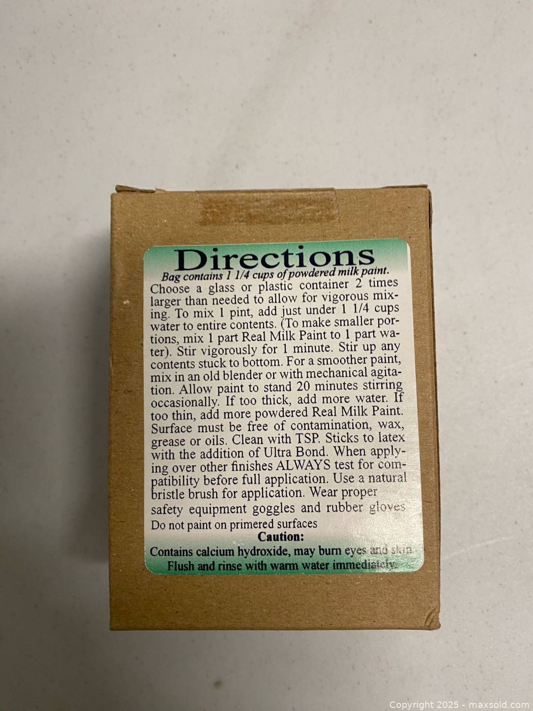 Real Milk Paint Co powdered milk paint 9 boxes | Maxsold
