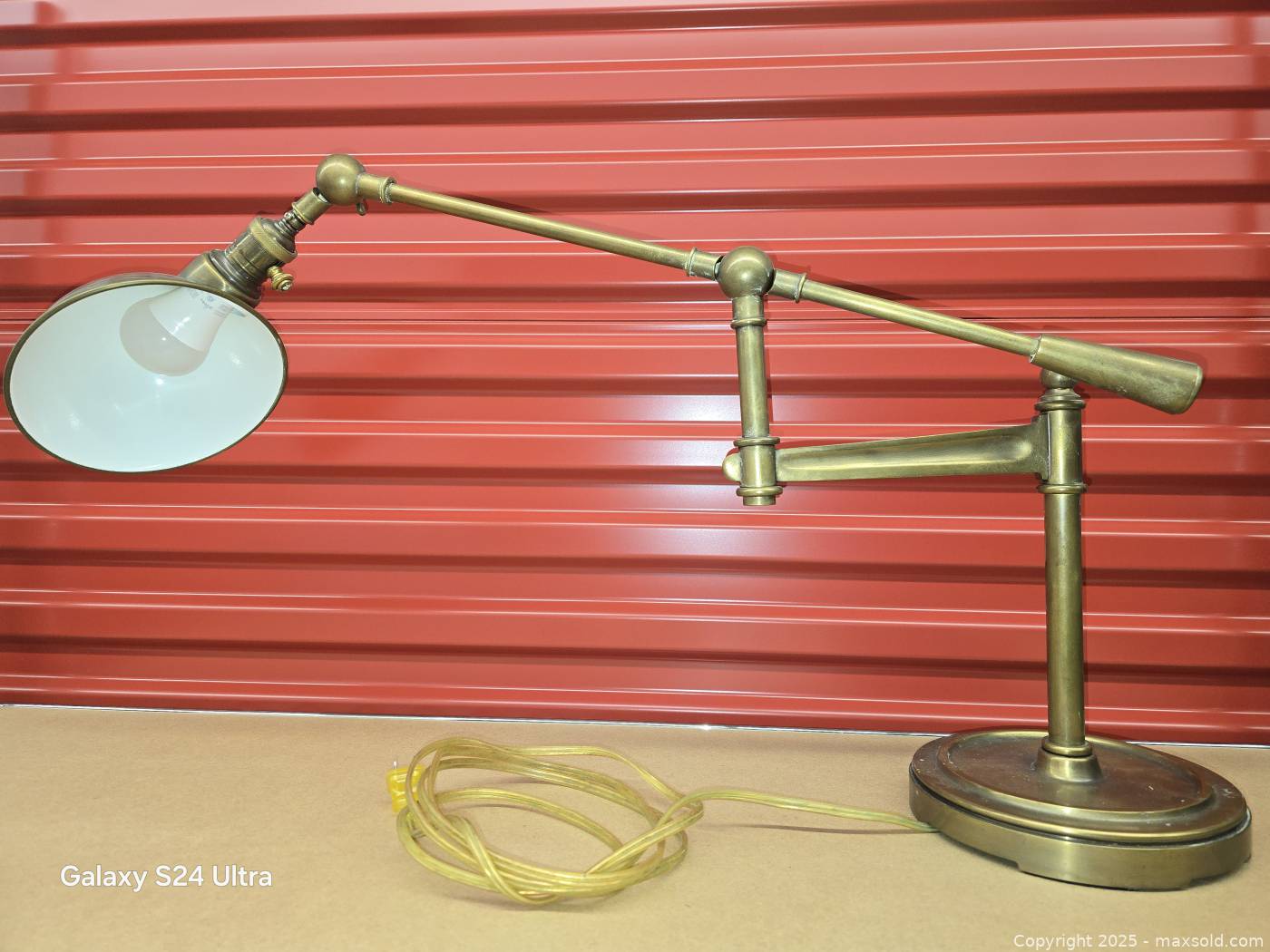 Vintage Brass Desk Lamp Visual Comfort | Maxsold