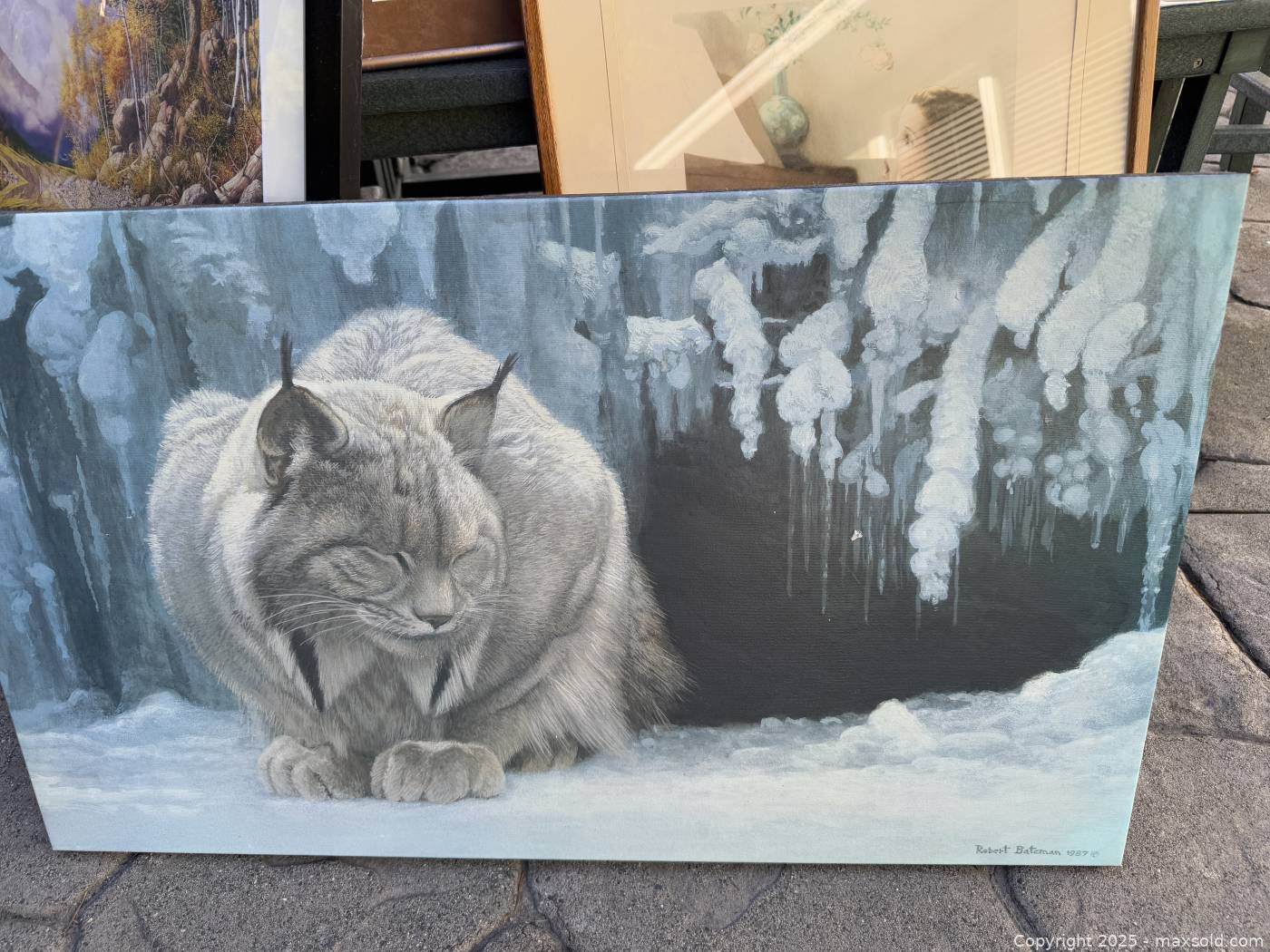 Robert Bateman lynx canvas, Bev Doolittle poster, Caren Heine floral ...