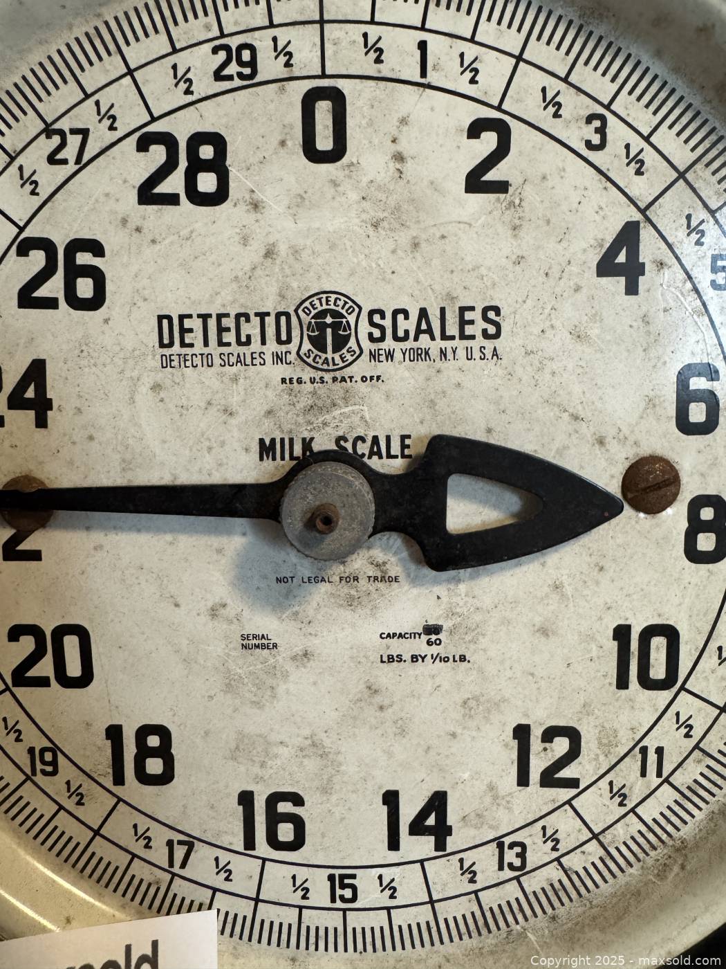 Vintage Detecto hanging milk scale | Maxsold
