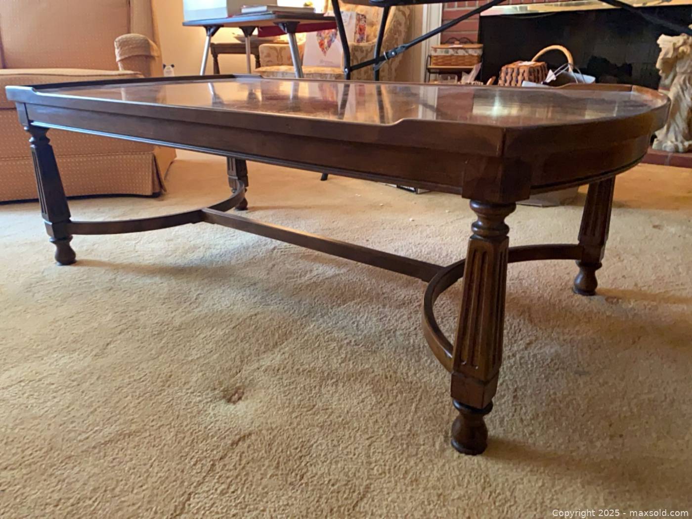 Drexel Italian Wood Coffee Table 58x26x16 | Maxsold