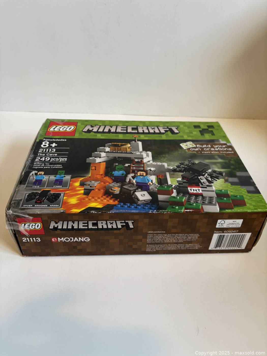 LEGO Minecraft The Cave Set 21113 Sealed | Maxsold