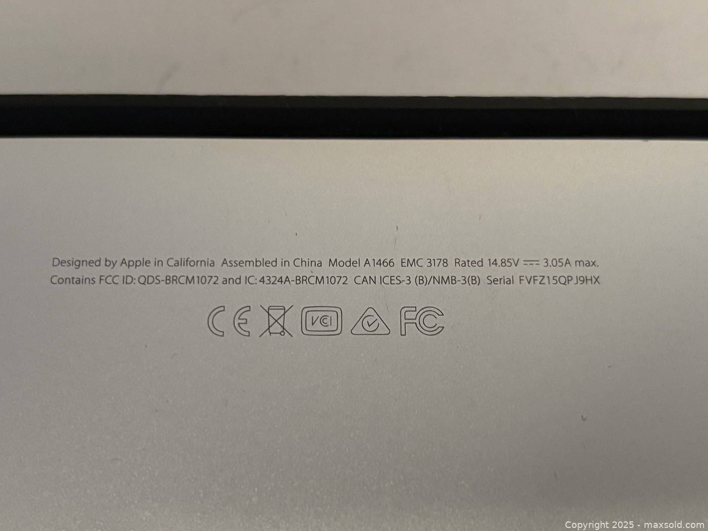 Apple MacBook Air laptop model A1466 | Maxsold