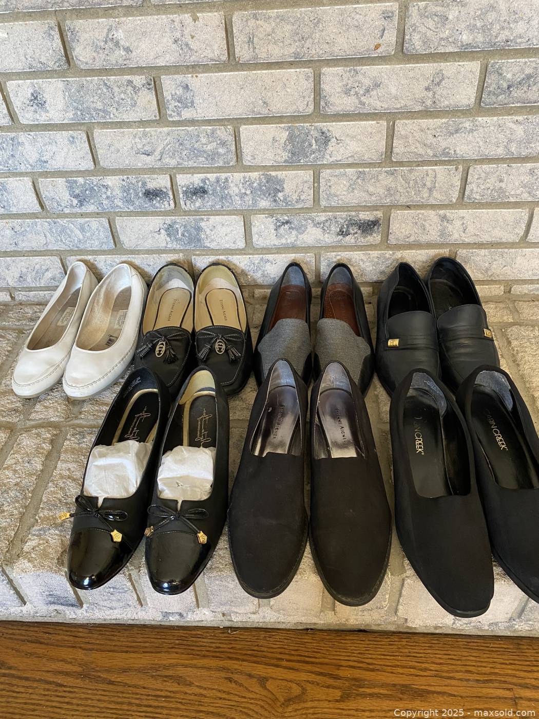 Seven pairs women’s shoes size 8-8.5 | Maxsold
