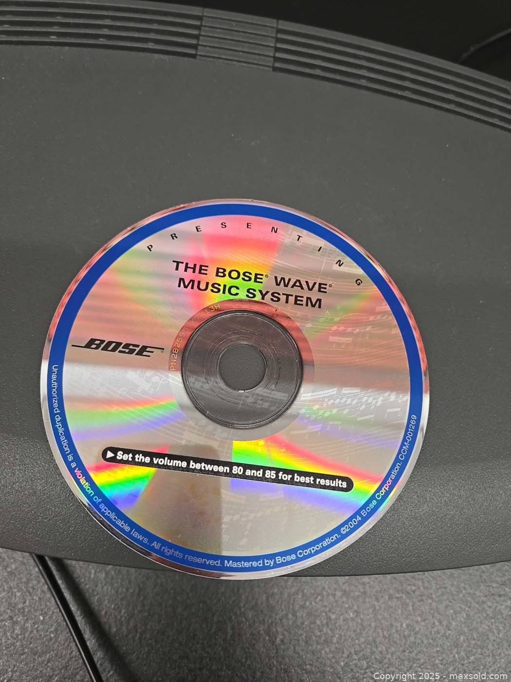 Bose demo audio CD – Presenting the Wave Music System | Maxsold