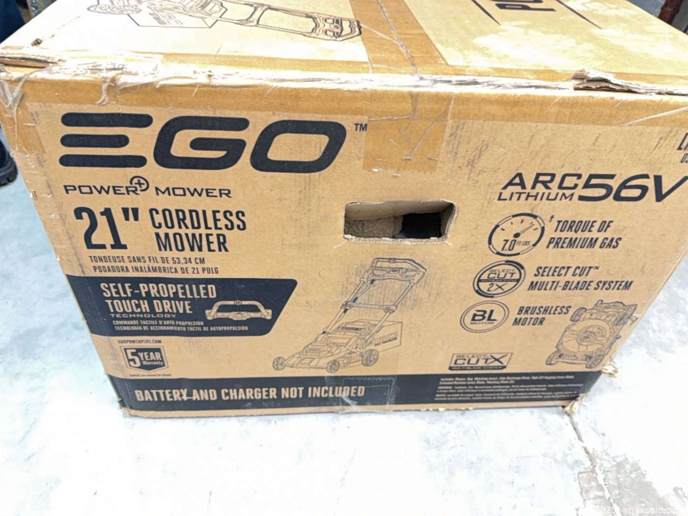 EGO Power+ 21" 56V Self-Propelled Cordless Lawn Mower | Maxsold