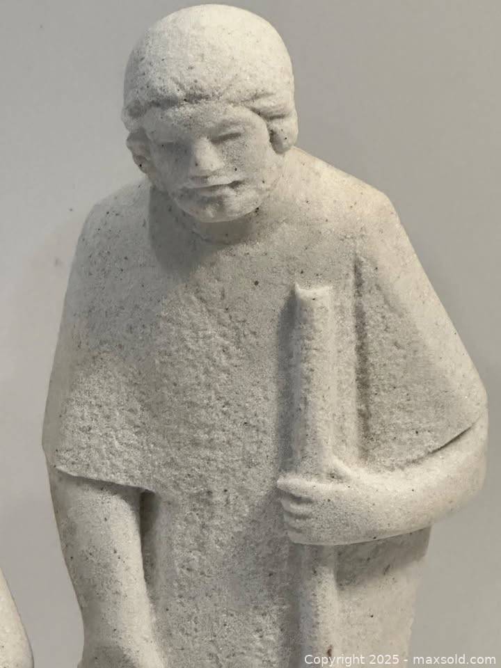 1970s Marbell Stone Art sandstone nativity | Maxsold