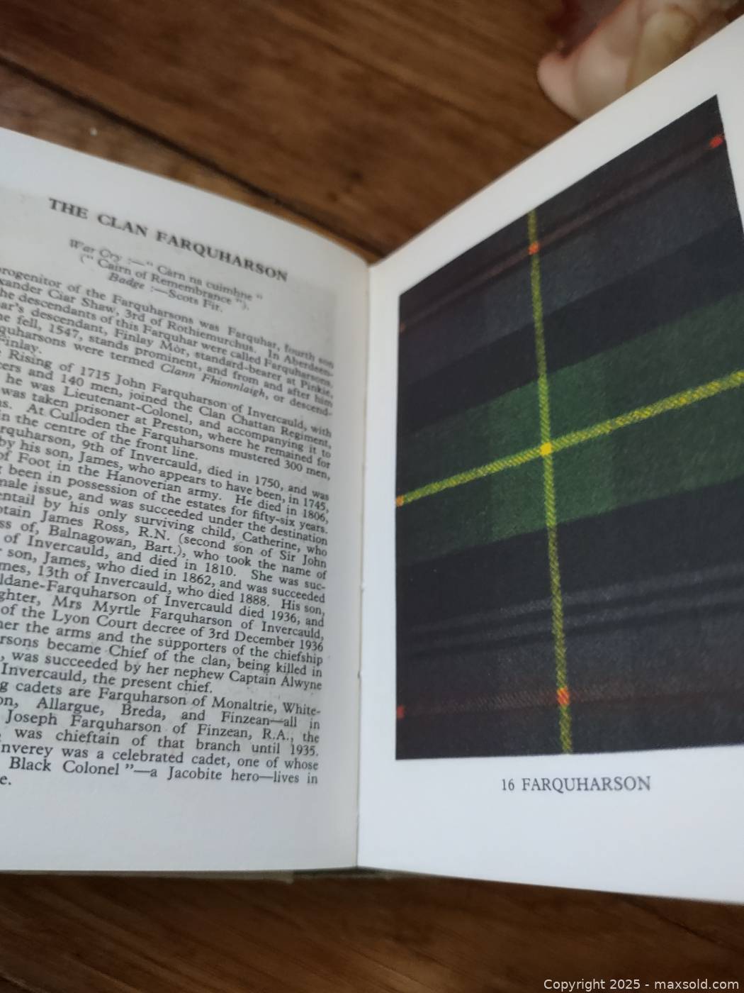 The Scottish Clans and Their Tartans hardcover book 1975 | Maxsold