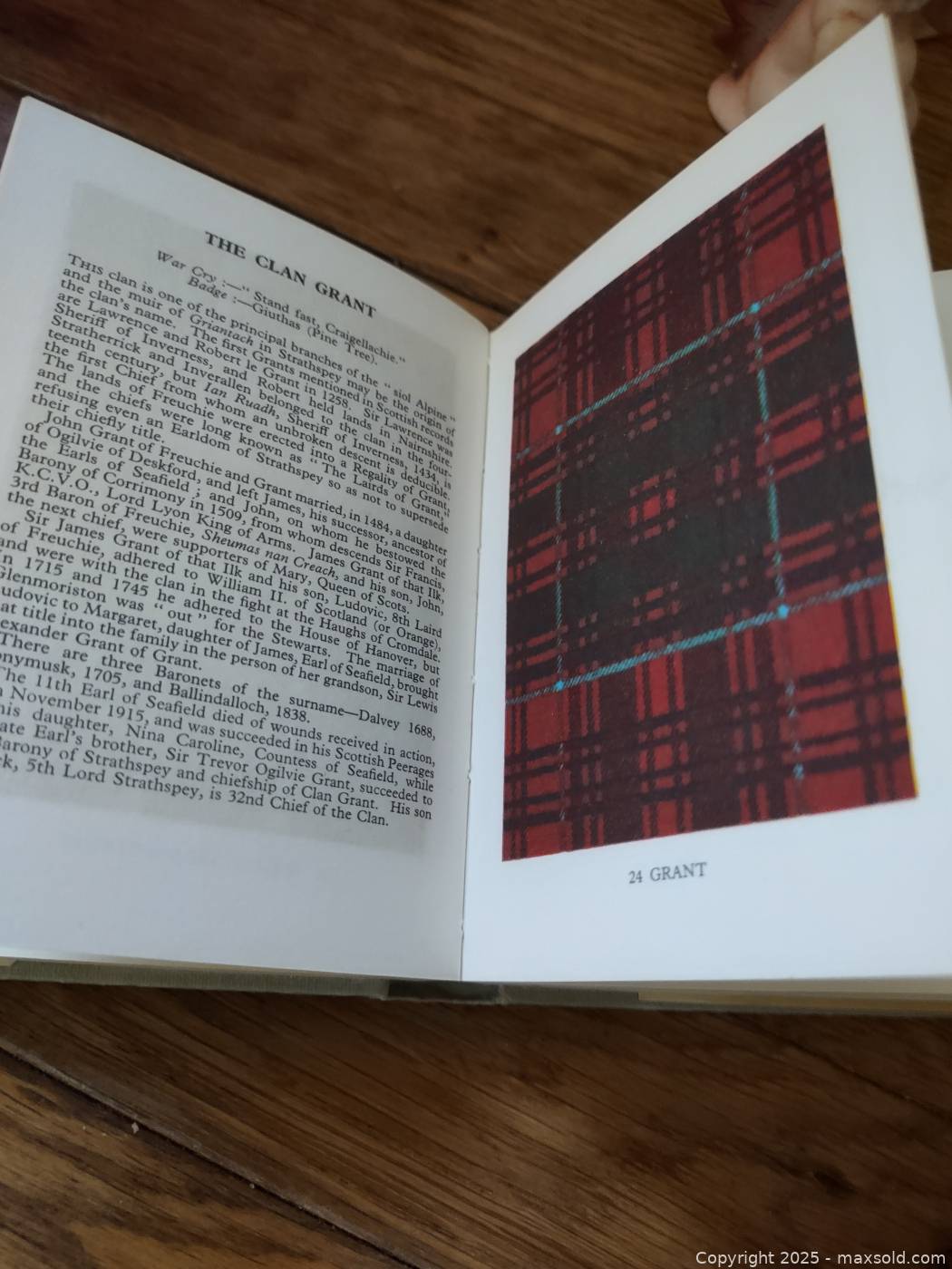 The Scottish Clans and Their Tartans hardcover book 1975 | Maxsold
