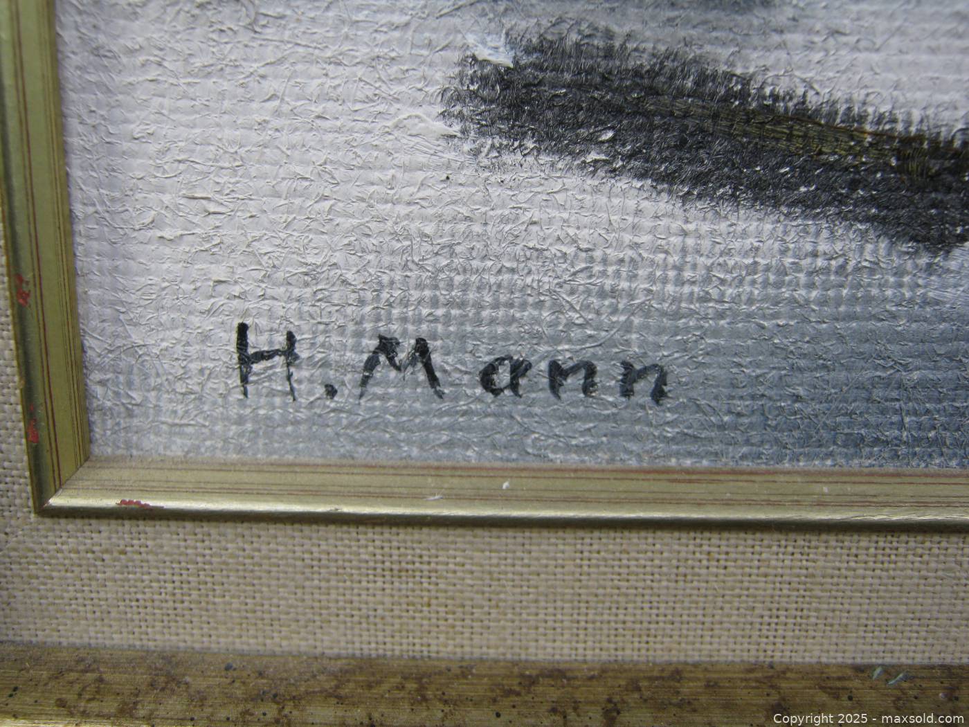 H. Mann Oil On Canvas London Scene | Maxsold