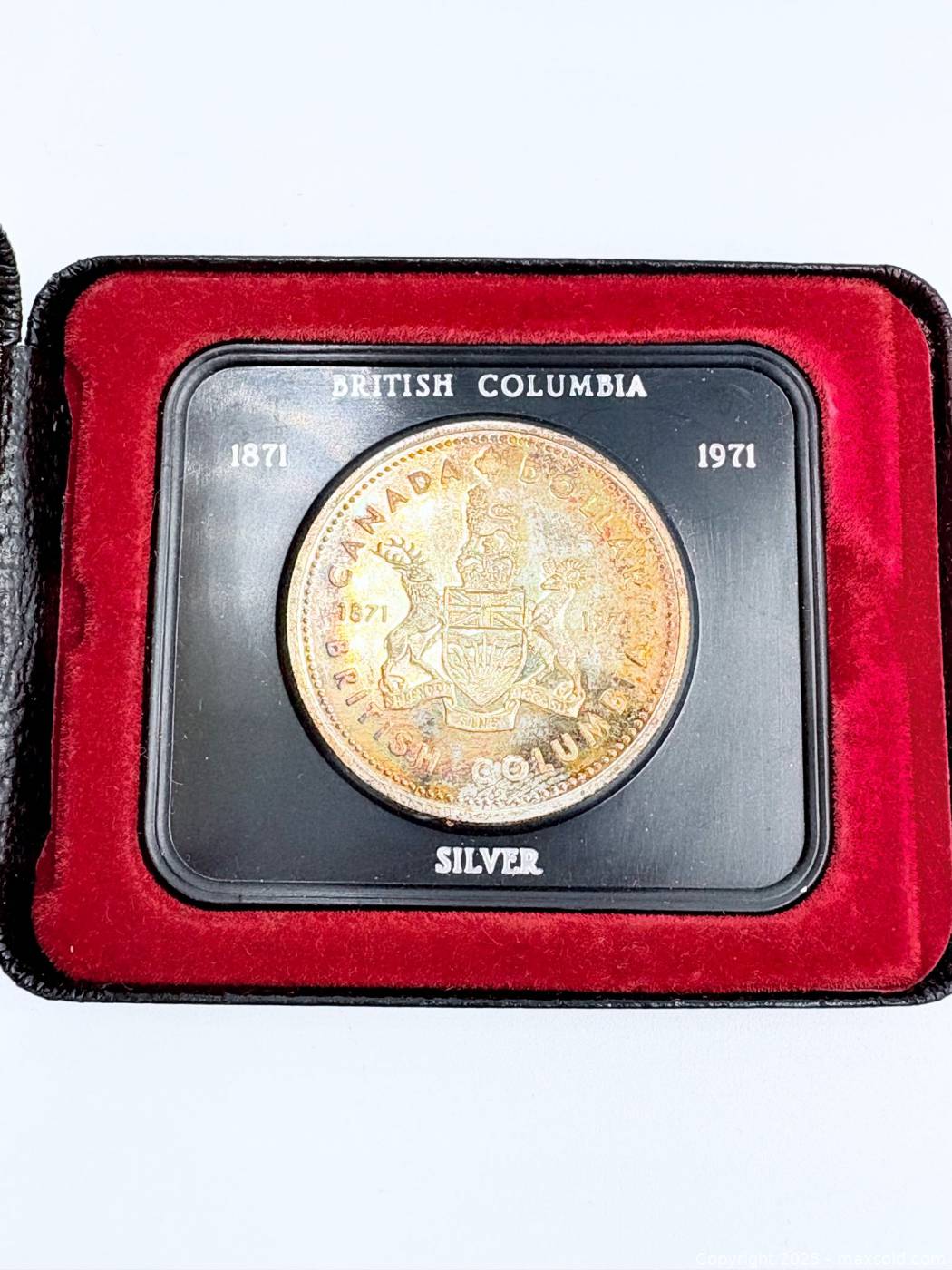 British Columbia 1971 silver dollar coin | Maxsold