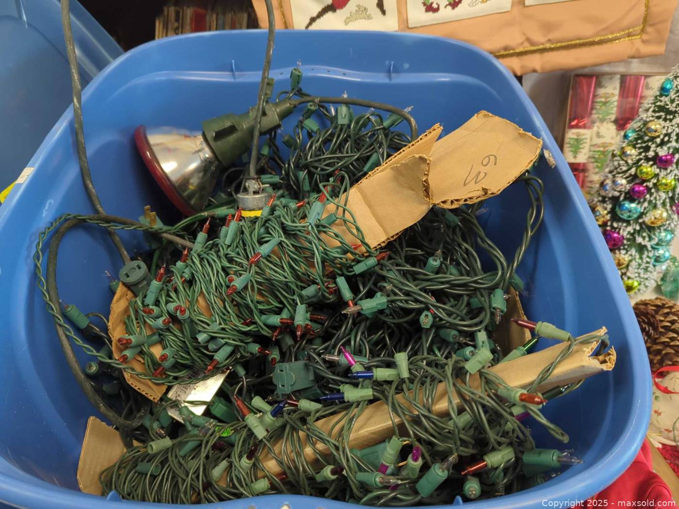 Large assorted Christmas decorations lot | Maxsold