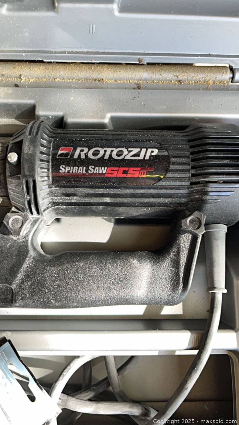 RotoZip Spiral Saw with Case & Corded Impact Wrench | Maxsold