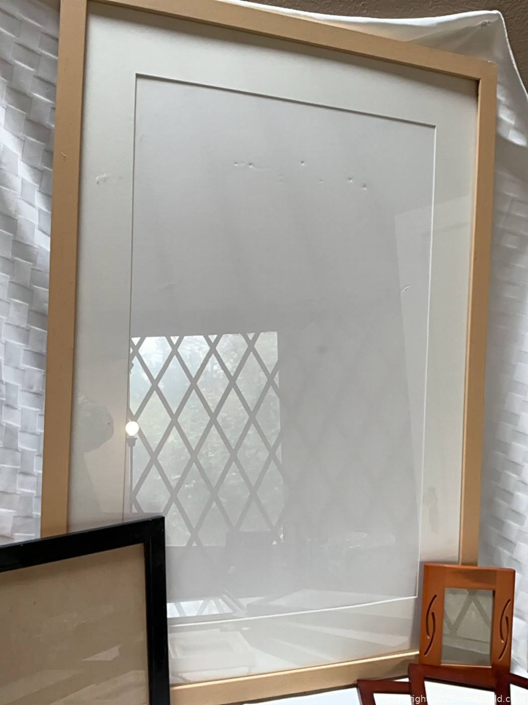 Assorted blank picture frames, approx 8 pieces | Maxsold