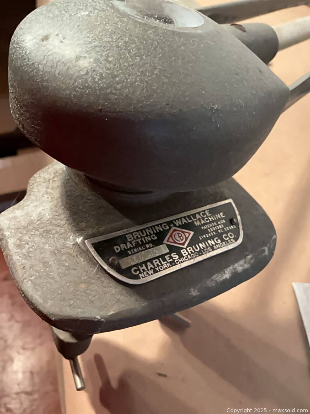 Bruning-Wallace drafting machine, Bowman paper dispenser, pantograph ...