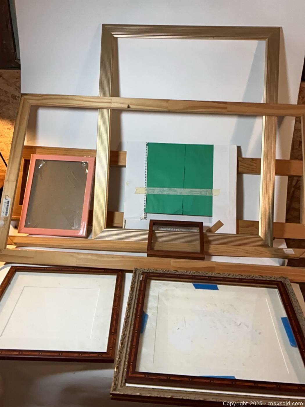 Assorted unfinished & finished picture frames | Maxsold
