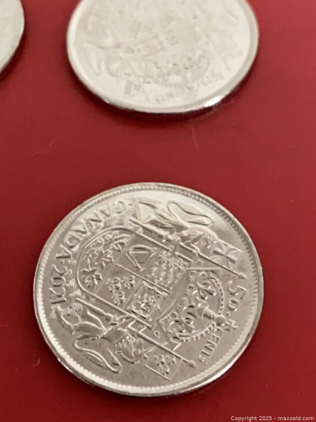 Canadian 50-Cent Coins, set of 4 | Maxsold