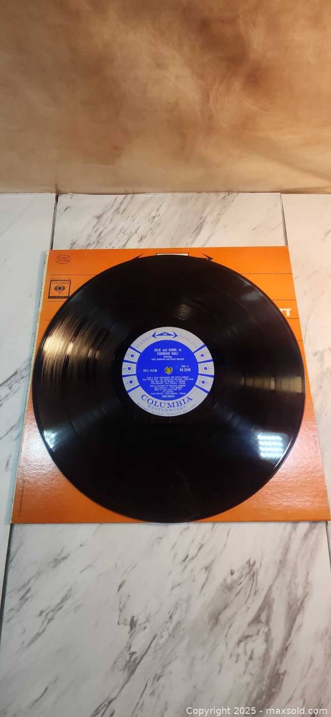 1962 Columbia "Julie and Carol at Carnegie Hall" vinyl LP | Maxsold