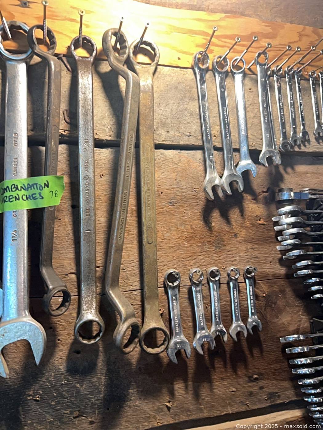 Assorted SAE Combination Wrenches ~75 pc | Maxsold