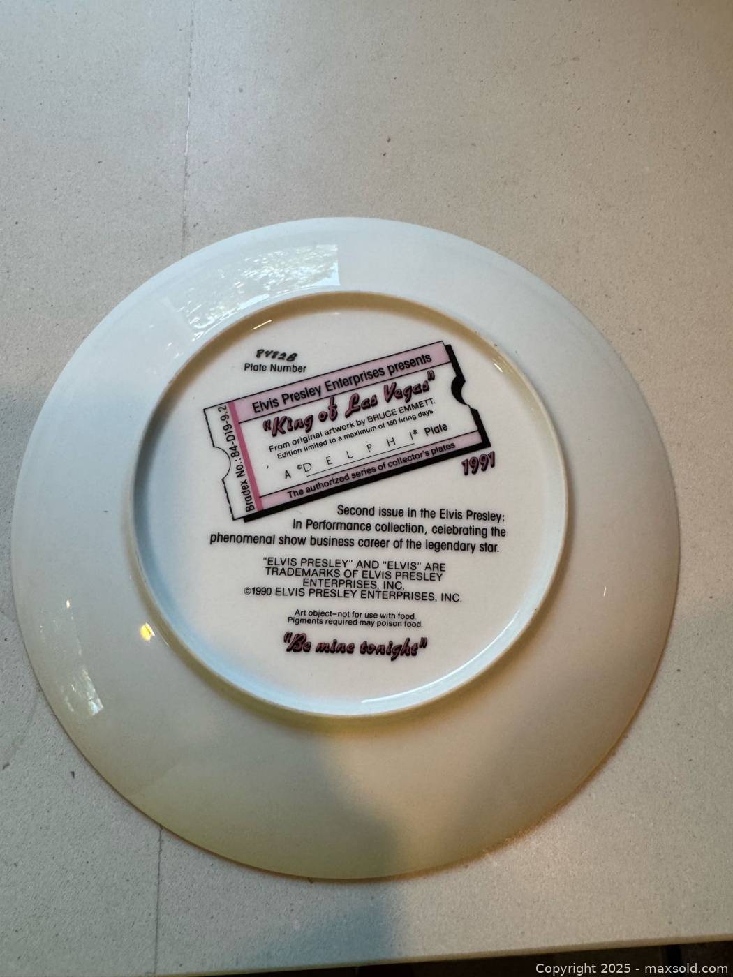 Elvis Presley collector plates, set of 4 | Maxsold