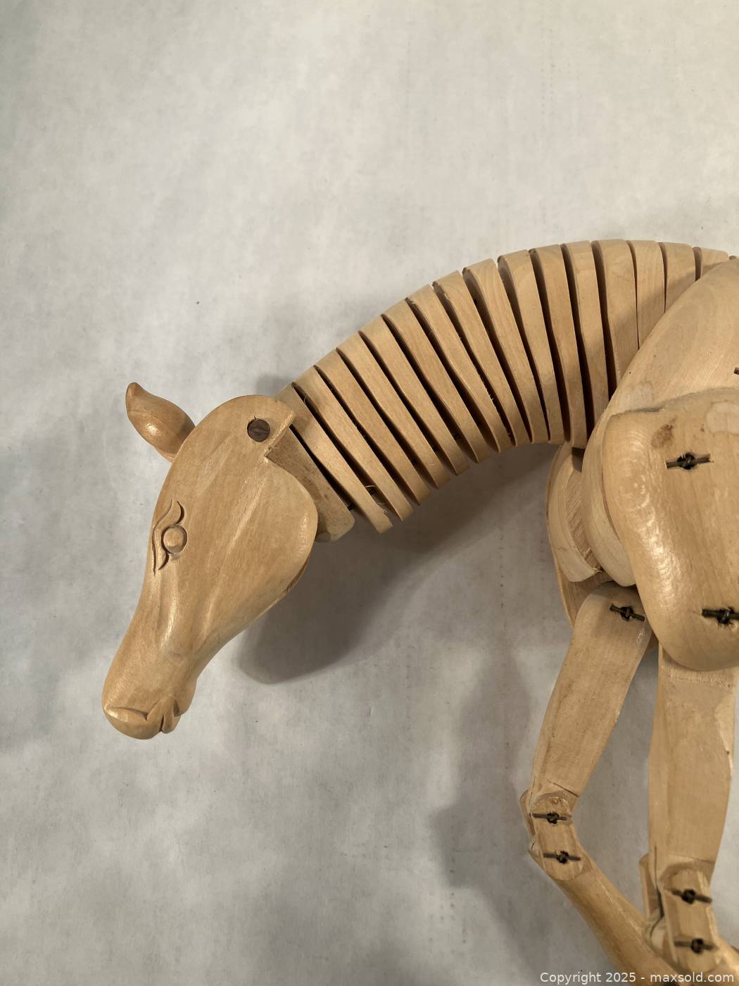 Articulated Wooden Horse Model | Maxsold