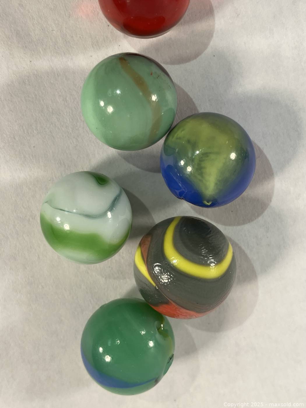 Assorted vintage and modern marbles, 22 pcs | Maxsold