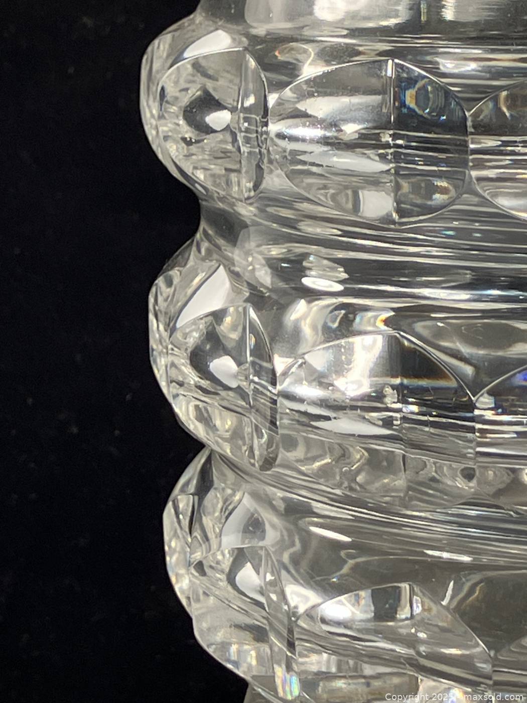 Vintage cut crystal beer stein | Maxsold